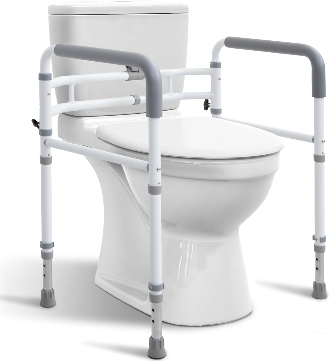 Toilet Rails - Toilet Safety Rail for Elderly Adults - Adjustable ...