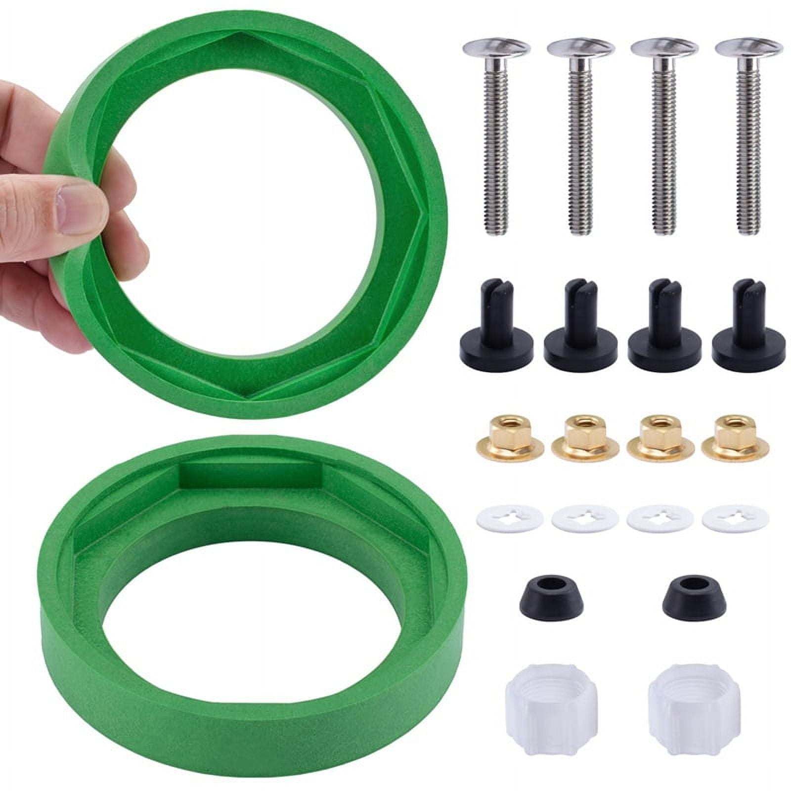 Toilet Replacement Kit Inside Tank, 3 Inch 2 Pack Toilet Tank Gasket ...