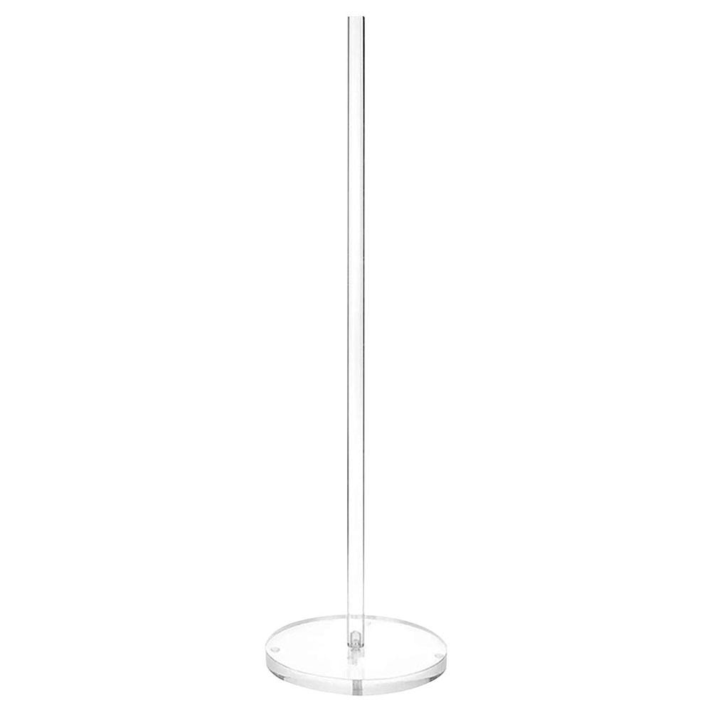 Toilet Roll Holder Freestanding Loo Paper Tissue Roll Acrylic Bathroo ...