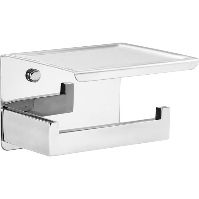 Toilet Roll Holder With Phone Self Self Adhesive Toilet Paper Holder