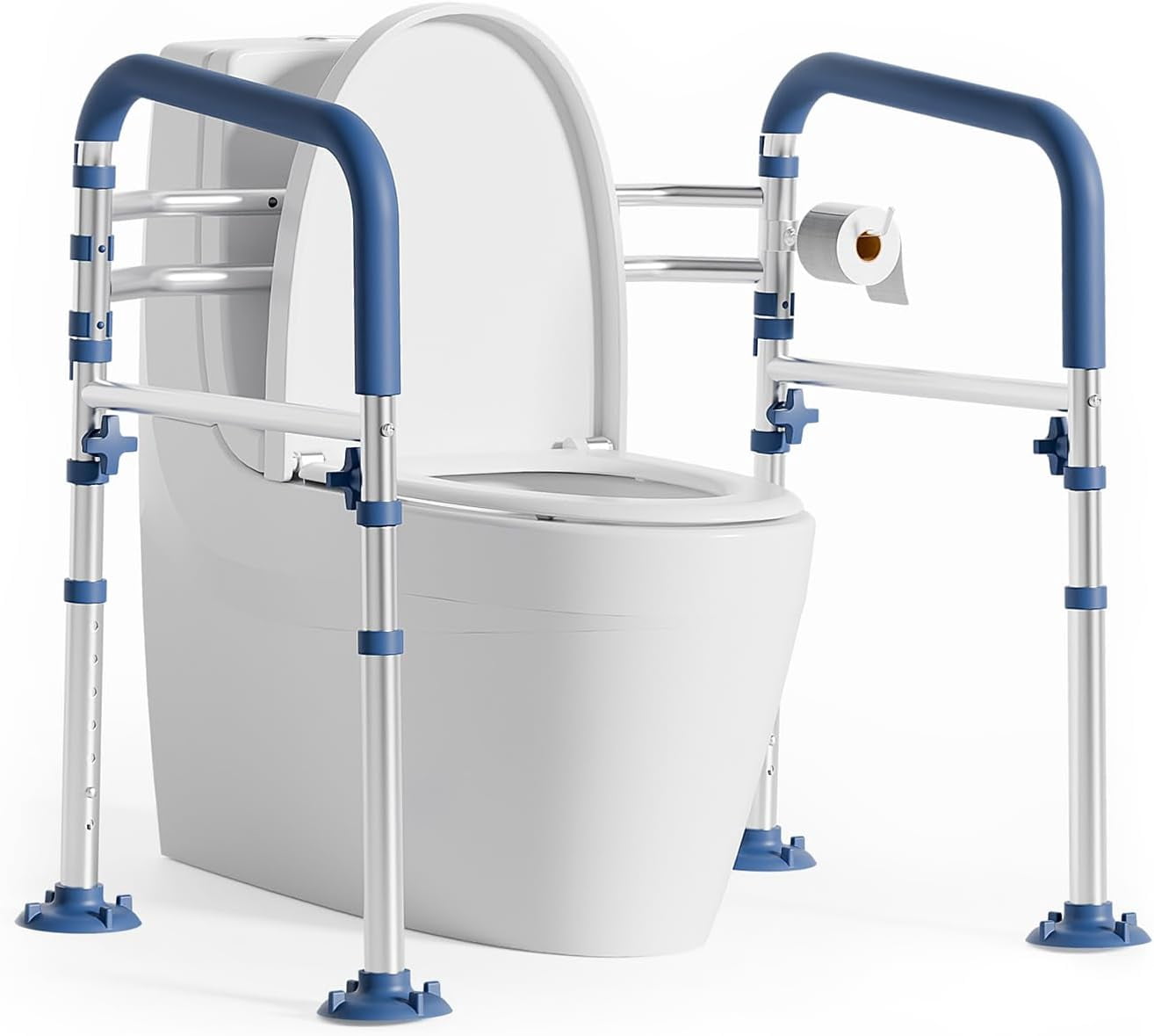 Toilet Safety Rail,FSA/HSA Eligible Height-Adjustable Toilet Frame ...