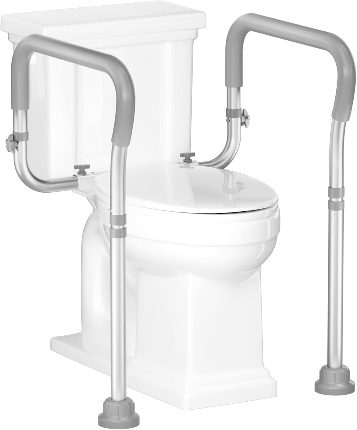 Toilet Safety Rail for Seniors with Adjustable Height & Width, FSA HSA ...