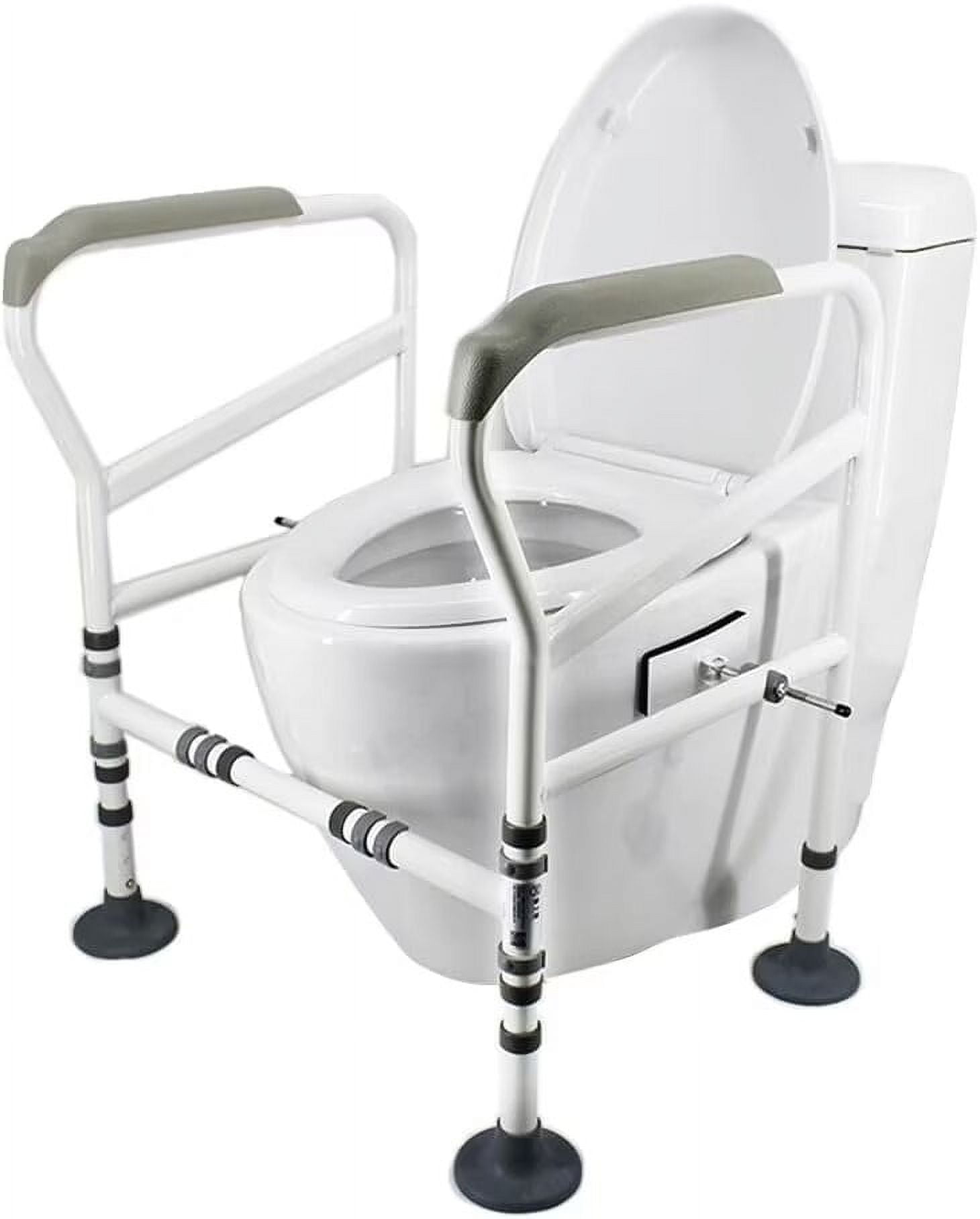 Walmart Toilet Safety Rails, Adjustable, Support for Seniors, Disabled ...