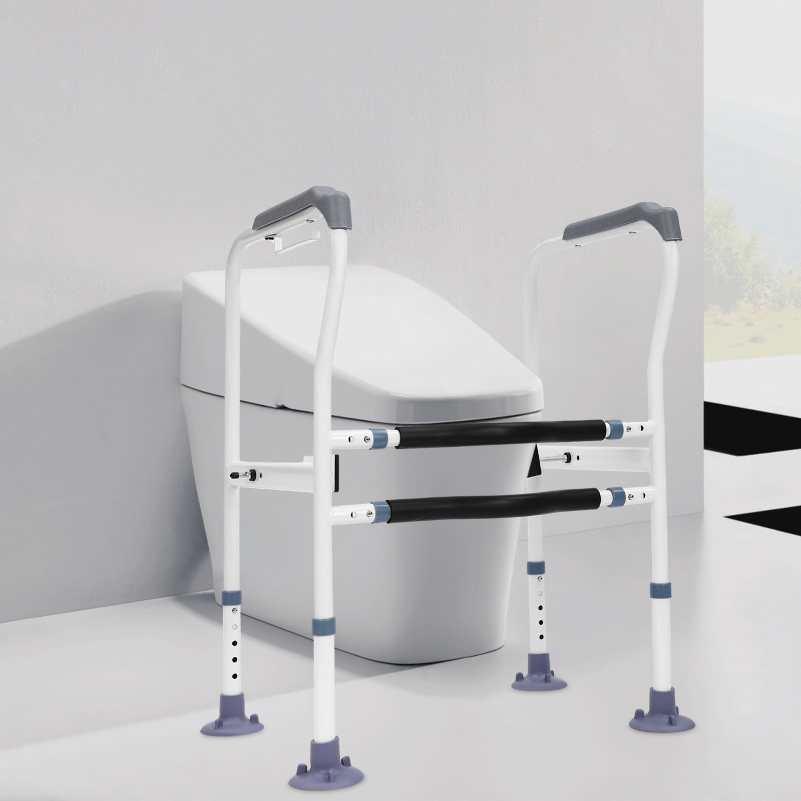 Toilet Safety Rails, Toilet Safety Frame for Elderly, Bathroom Toilet ...