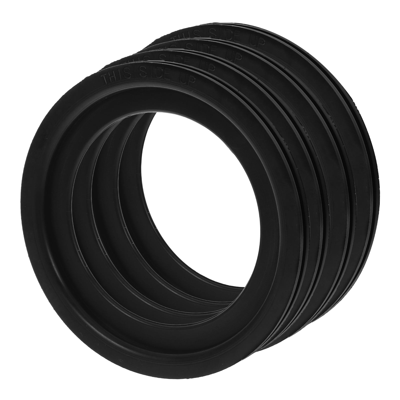 Toilet Flush Ball Seal Rings for Bathroom Made of Rubber Black Pieces ...