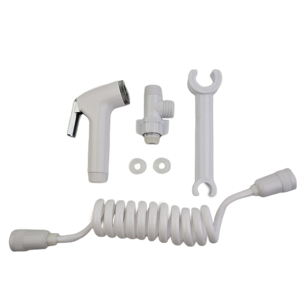 Toilet Seat Attachment Fresh Water Pull Tube Bidet Spray Set Handheld ...