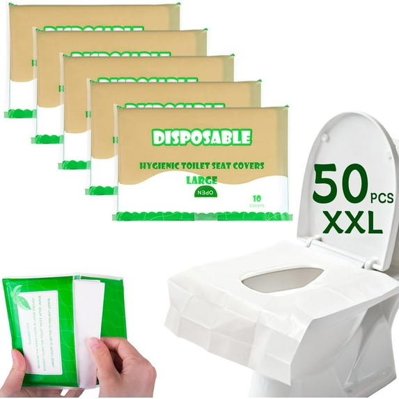 Toilet Seat Cover Disposable Flushable, Travel Toilet Seat Covers ...