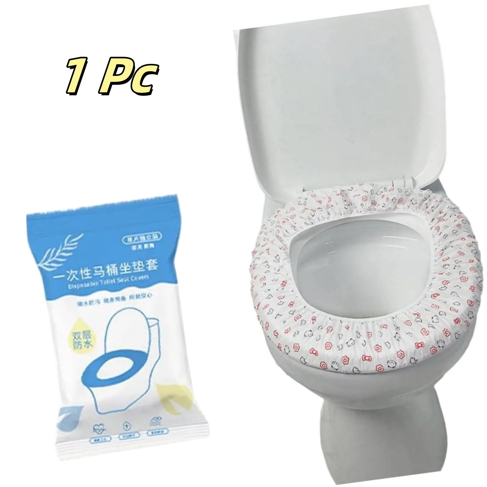 Toilet Seat Cover Travel Travel Pack, Waterproof, Faster use-Sticker ...