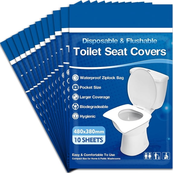 Toilet Seat Covers Disposable - Flushable Paper Toilet Seat Covers ...