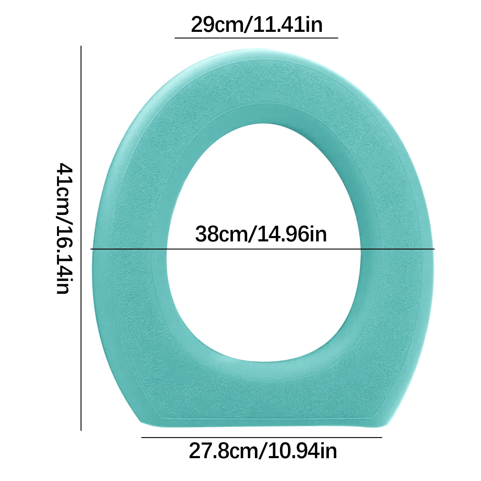 Toilet Seat Cushion, Adhesive EVA Foam Toilet Seat Cover for Year-Round ...