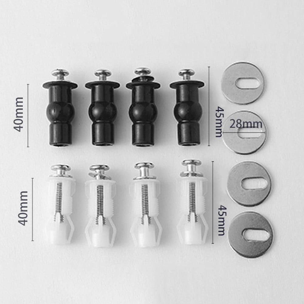 Toilet Seat Expansion Screws Set with Cover Lid Top Fixing Blind Hole ...
