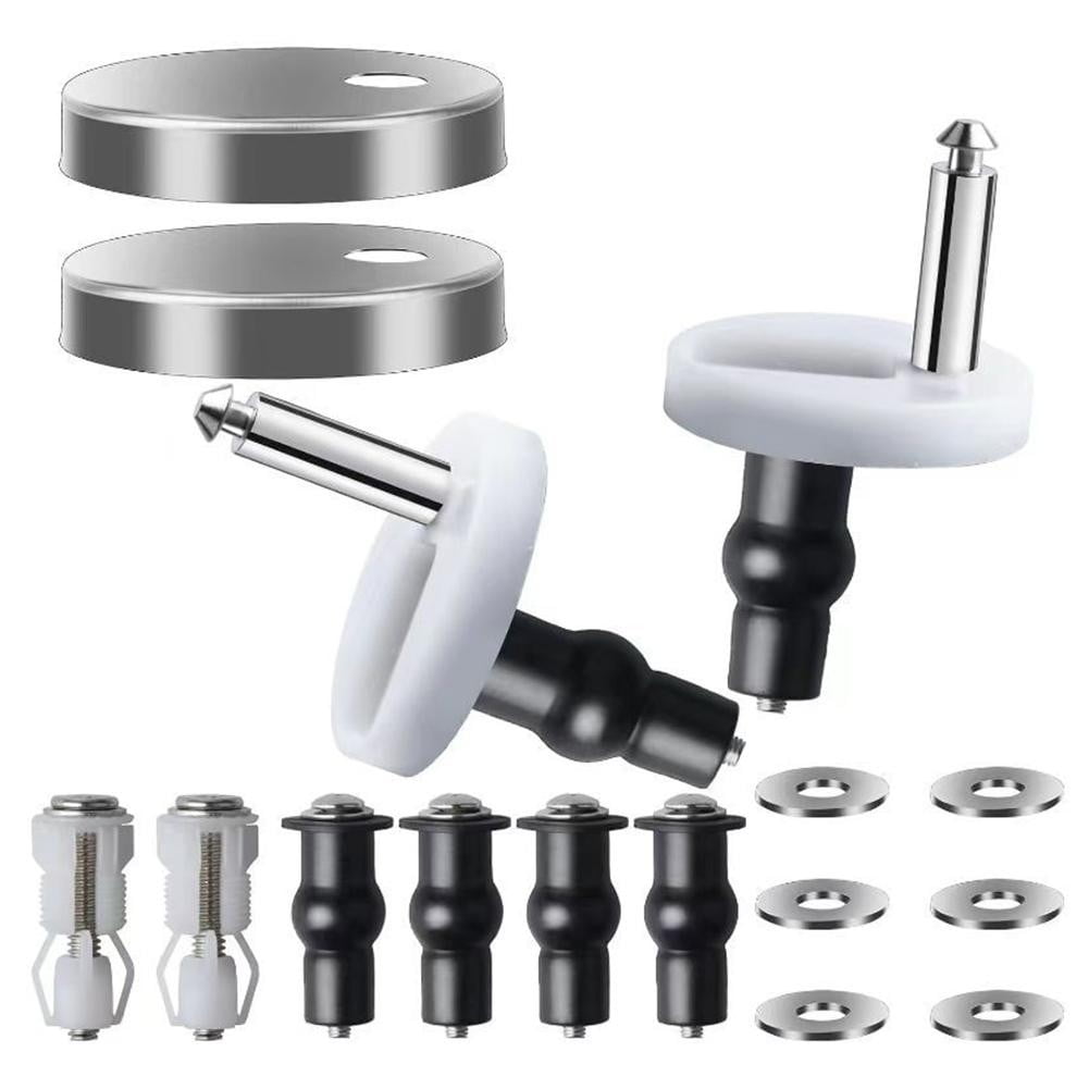 Toilet Seat Fixing Kit, 14 Pieces Toilet Seat Fixing Screw Kit ...