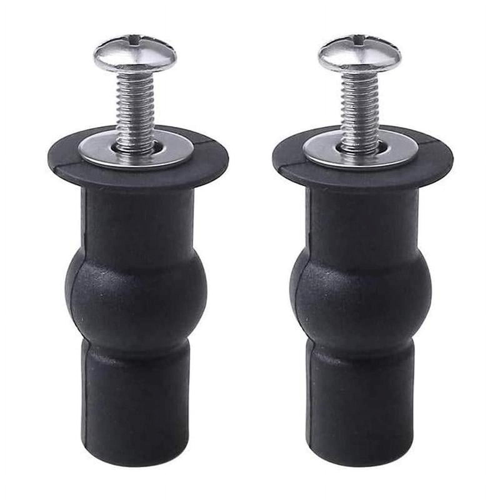 Toilet Seat Hinges with Blind Hole Fixings, Expanding Rubber Top Nuts ...
