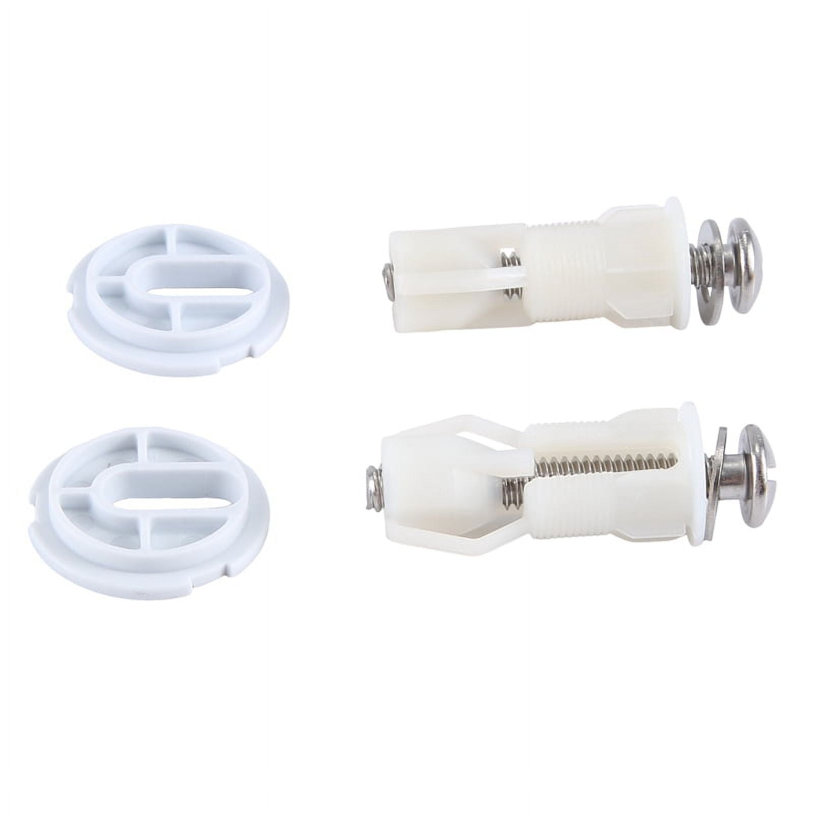Toilet Seat Hinges Screws WC Hole Fixing Easy Installation 2 Pack ...