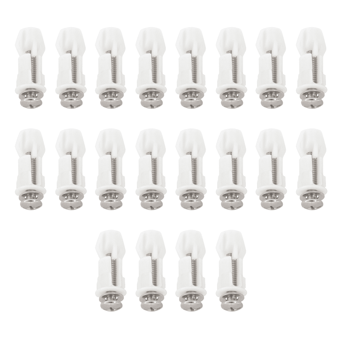 Toilet Seat Hinges Screws WC Hole Fixing Easy Installation 20 Pack ...