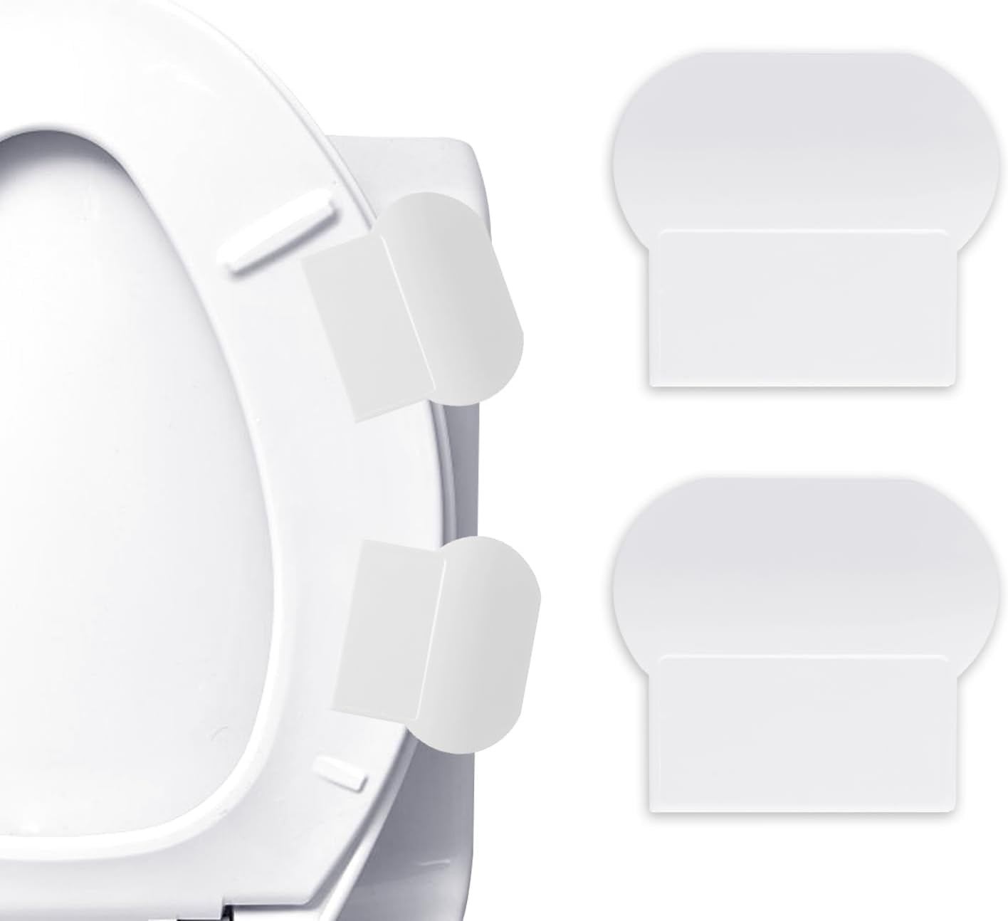 Toilet Seat Lifter,2 Pack Self Adhesive Toilet Cover Lifter Sticky ...