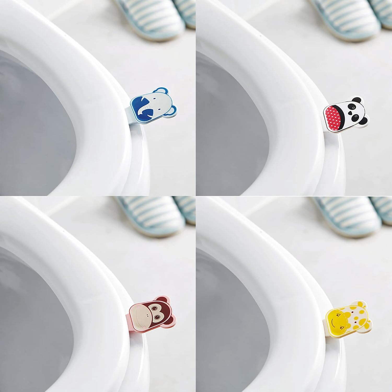 Toilet Seat Lifter, Self-Adhesive Lid Handle, Bowl Cover Raiser ...