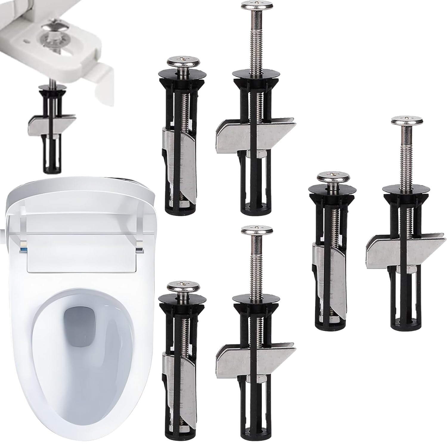 Toilet Seat Locking Bolt, 2025 New Heavy Duty Toilet Seat Fastener Bolt ...