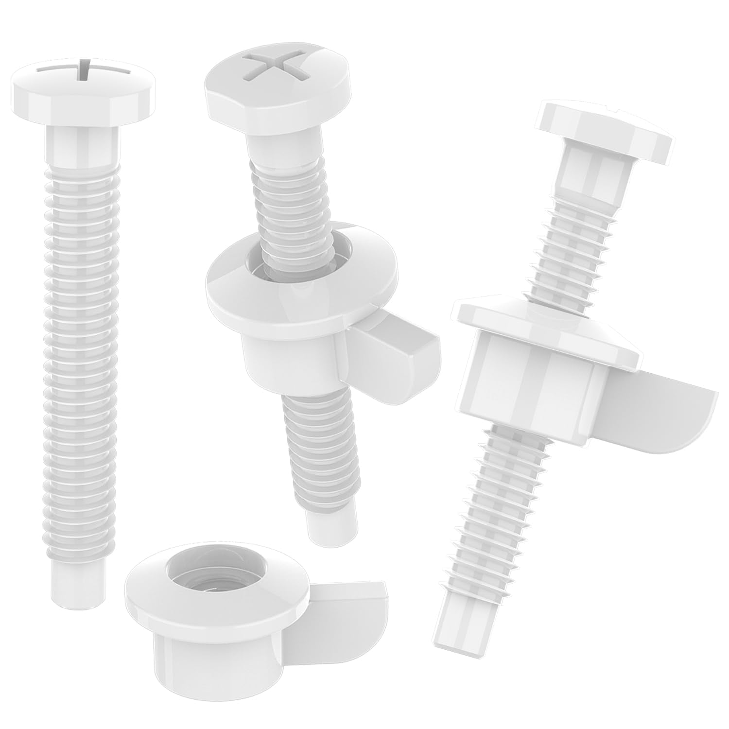 Toilet Seat Mounting Screws, Including Screw and Nut for Top Mount ...