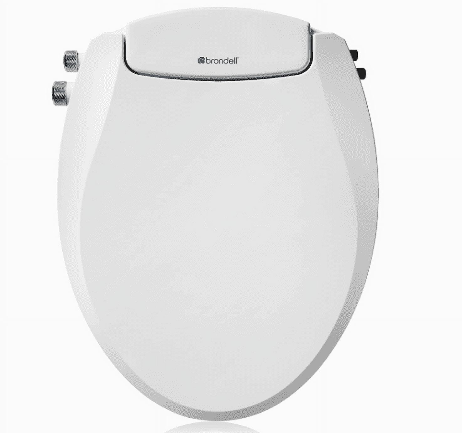 Toilet Seat, Non-Electric Swash Ecoseat, Fits Elongated Toilets, White ...