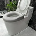 Toilet Seat Riser - Adds 3 Inch of Height to Toilet - with 300 Pound ...