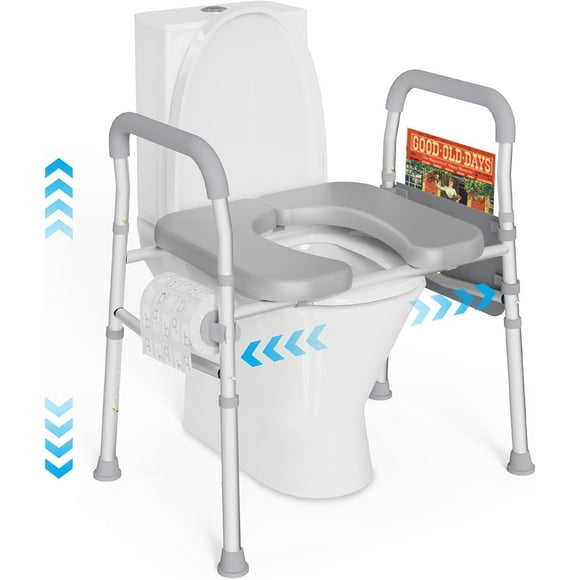 Bariatric raised toilet seat in Bariatric equipment - Walmart.com