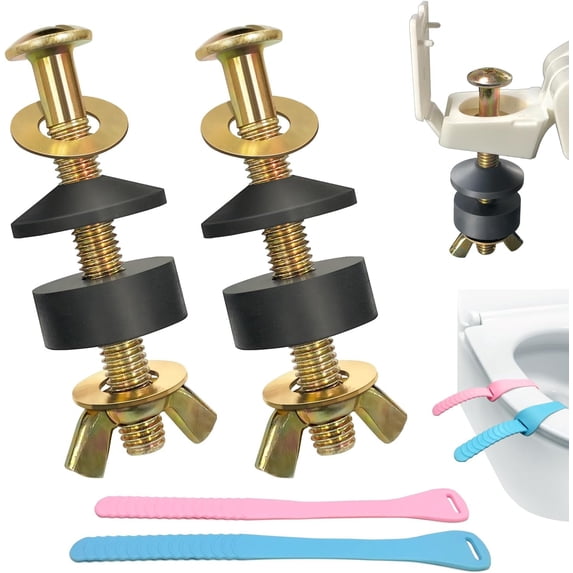 Toilet Seat Screws Replacement Kit, Toilet Seat Bolts Replacement Kit ...