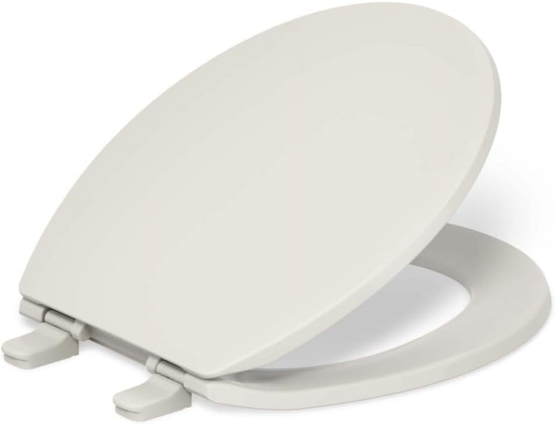 Toilet Seat with Quick-Release Hinges And Quick-Attach Hardware For ...
