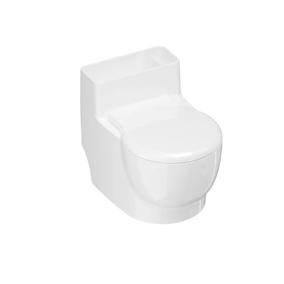 Toilet-Shaped Pet Water Bowl | Wall-Mount Dispenser with Lid ...