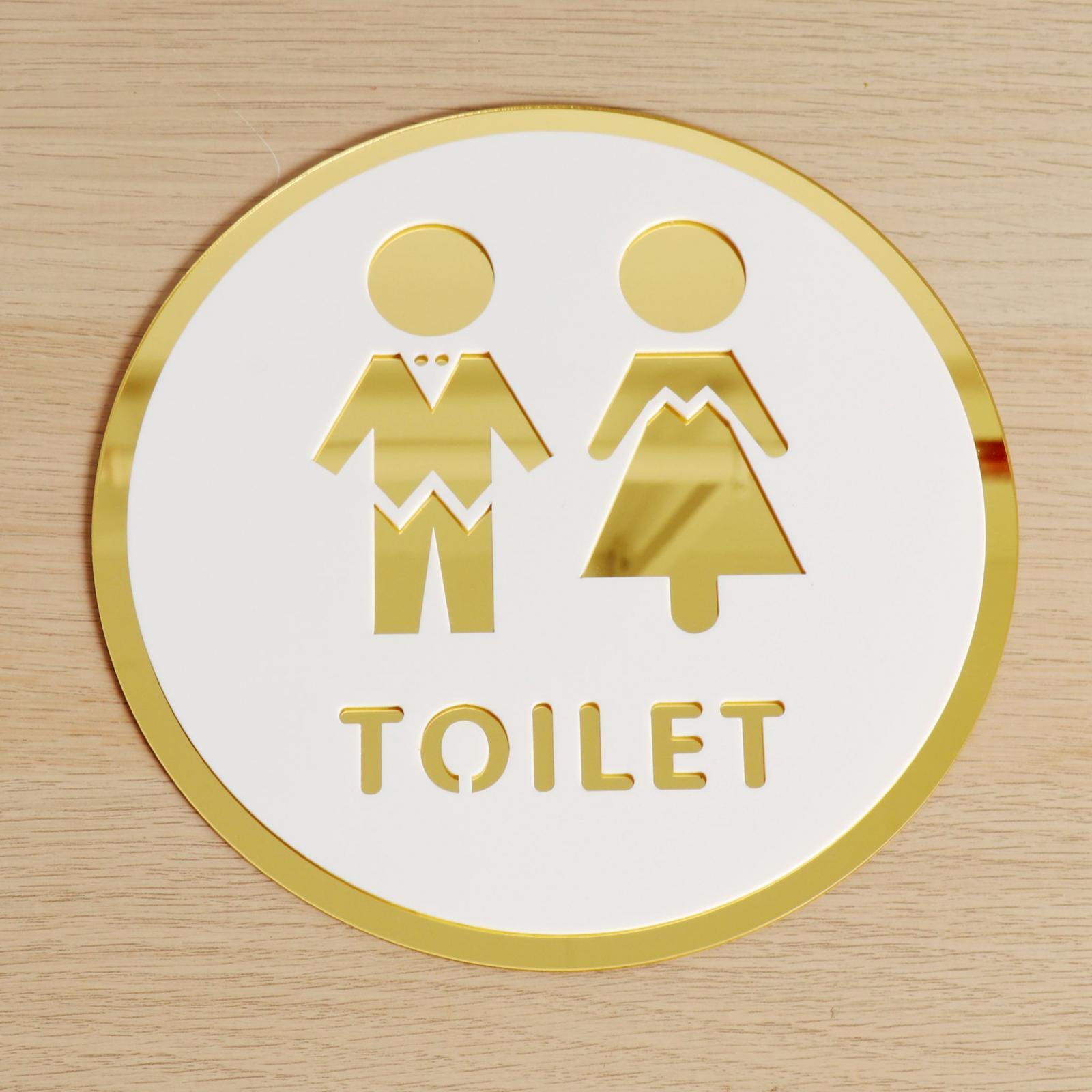 Toilet Sign Bathroom Symbols Bathroom Signage Bathroom Sign Restroom ...