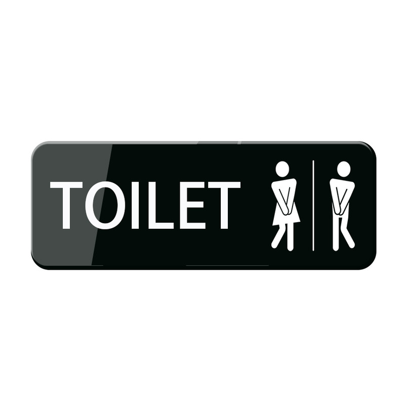 Toilet Sign - Ideal Bathroom Signs for the Office, Business or Home ...