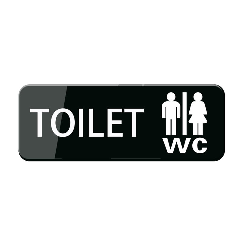 Toilet Sign - Ideal Bathroom Signs for the Office, Business or Home ...