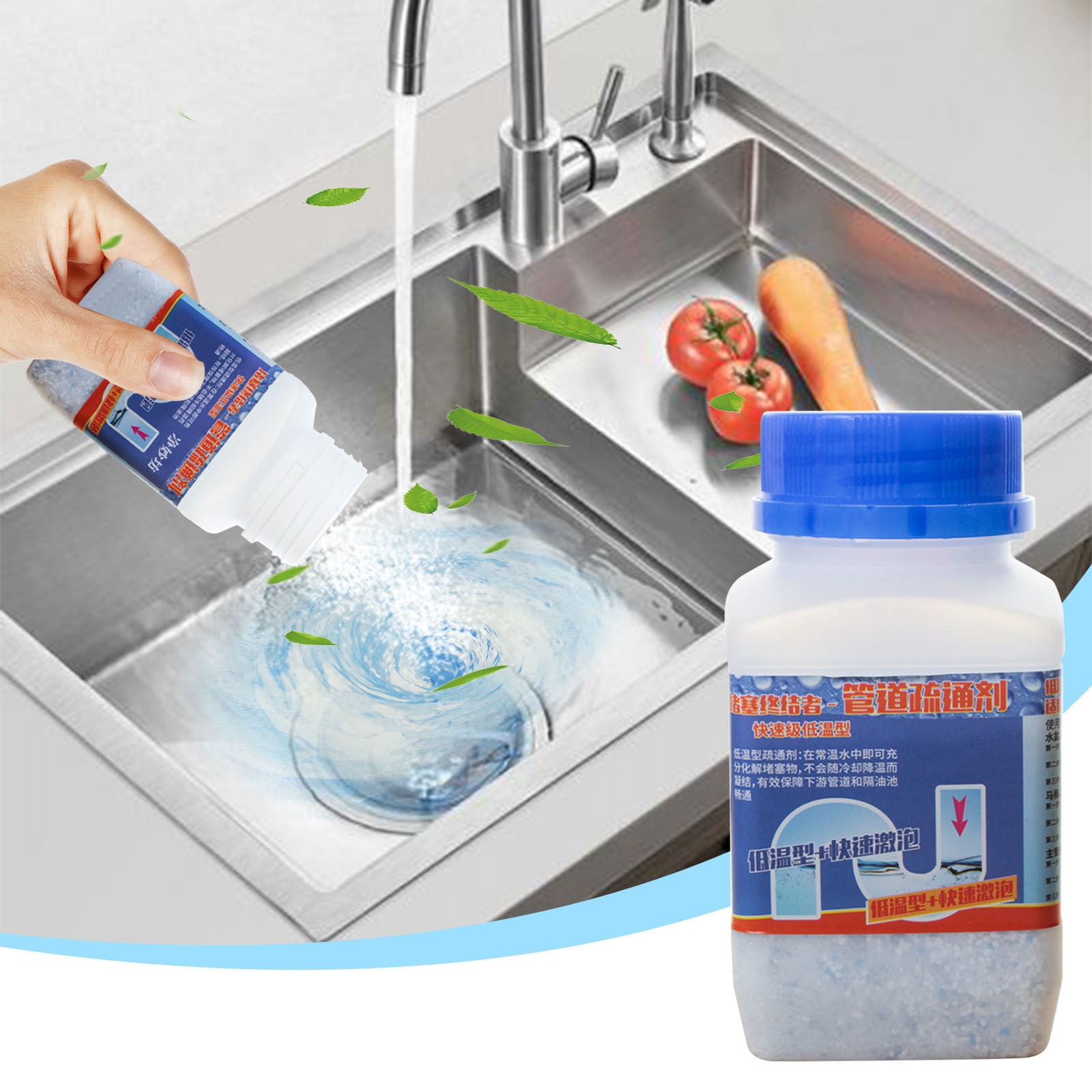 Toilet Sink Cleaner Powerful Clog Remover | 250g Drain Opener for ...