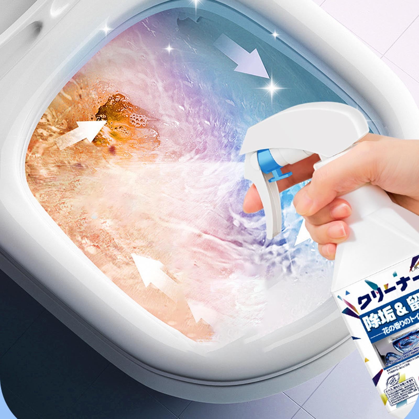 Toilet Stain Remover Heavy Duty, Strong Household Cleaner for Yellowing ...