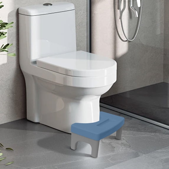 Toilet Stool | 6.7 Inch Ergonomic Squatting Potty Stool with Non-Slip ...