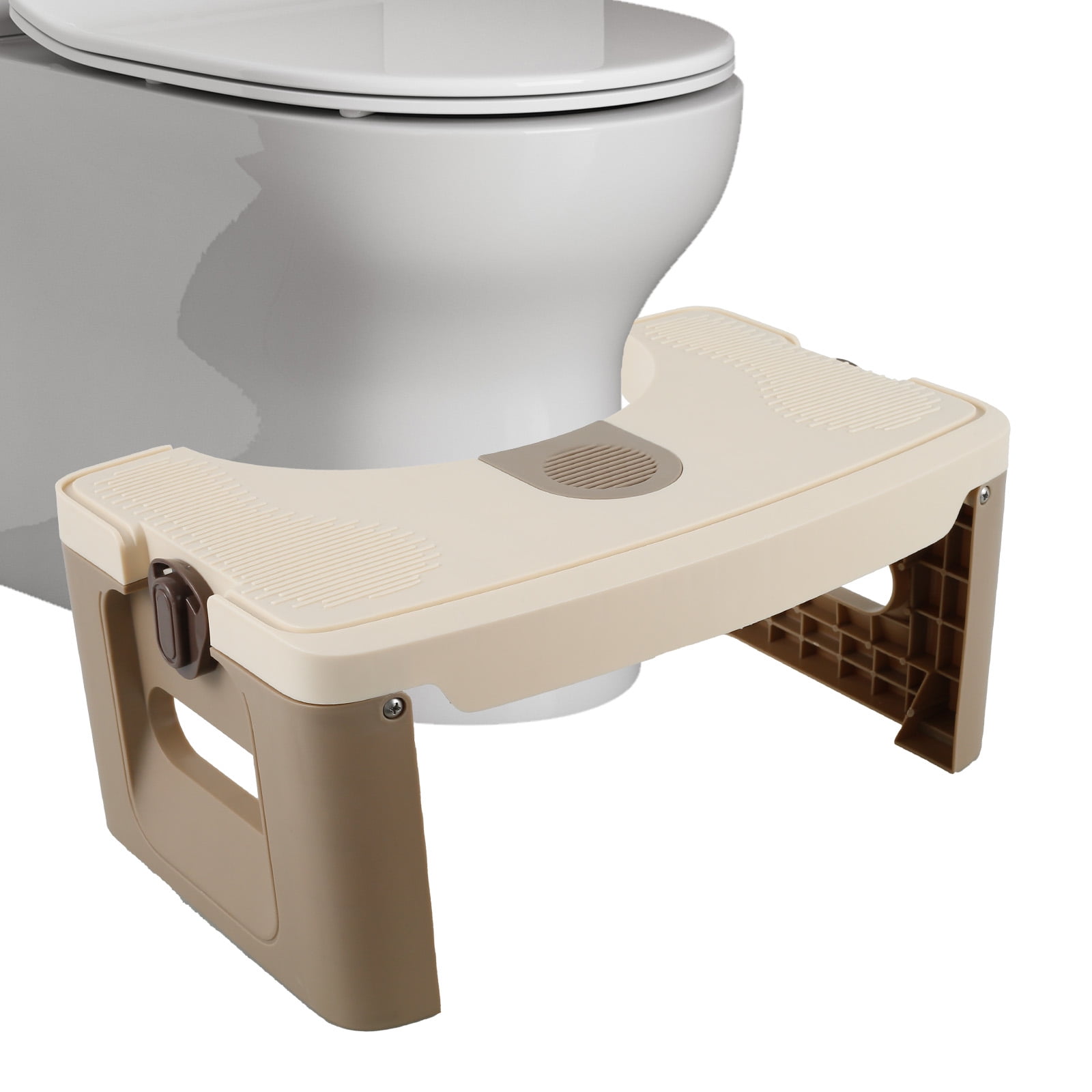 Toilet Stool with Double Nonslip Design Foldable Toilet Squat Stool ...