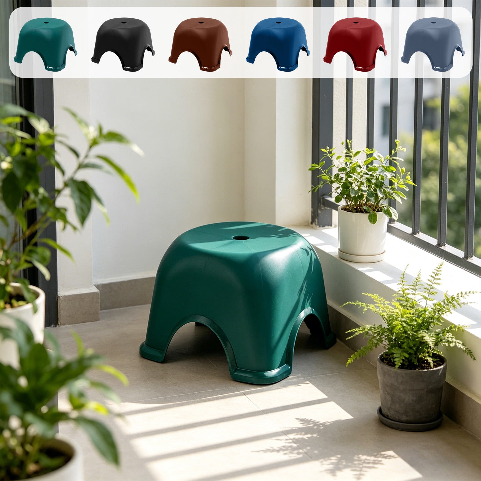 Toilet Stool Low Stepping Nonslip Base Americans Flag Enhanced ...
