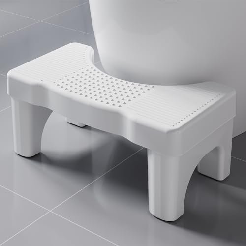 Toilet Stool, Poop Step Stool for Bathroom, Toilet Foot Pooping Stool ...