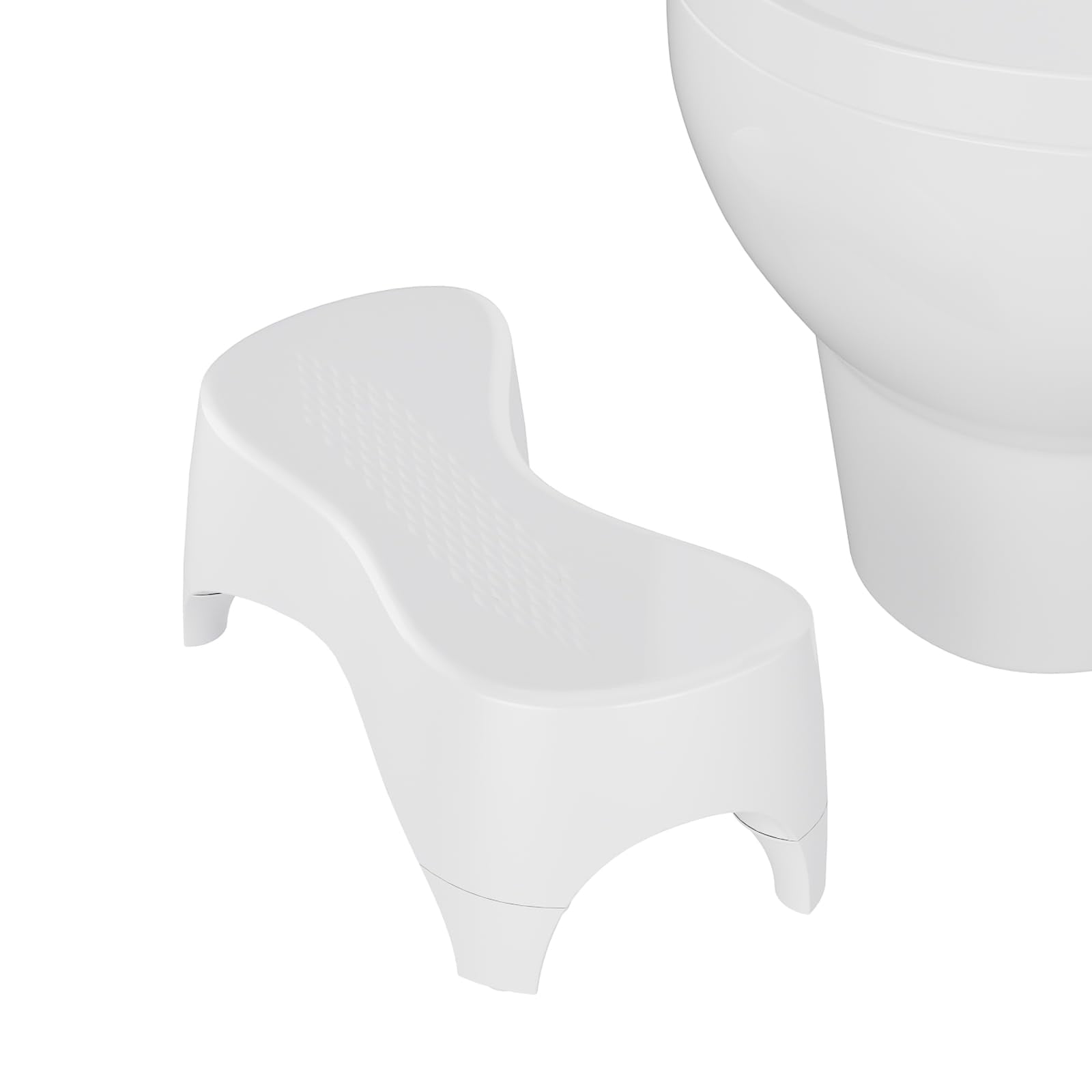 Toilet Stool for Adults, 7" Toilet Stool Squat Adult for Bathroom Potty ...