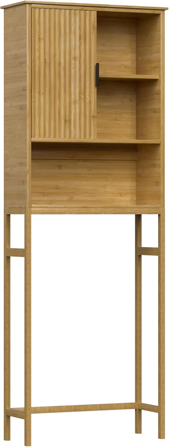 Over The Toilet Storage Cabinet, Bamboo Over Toilet Storages with ...