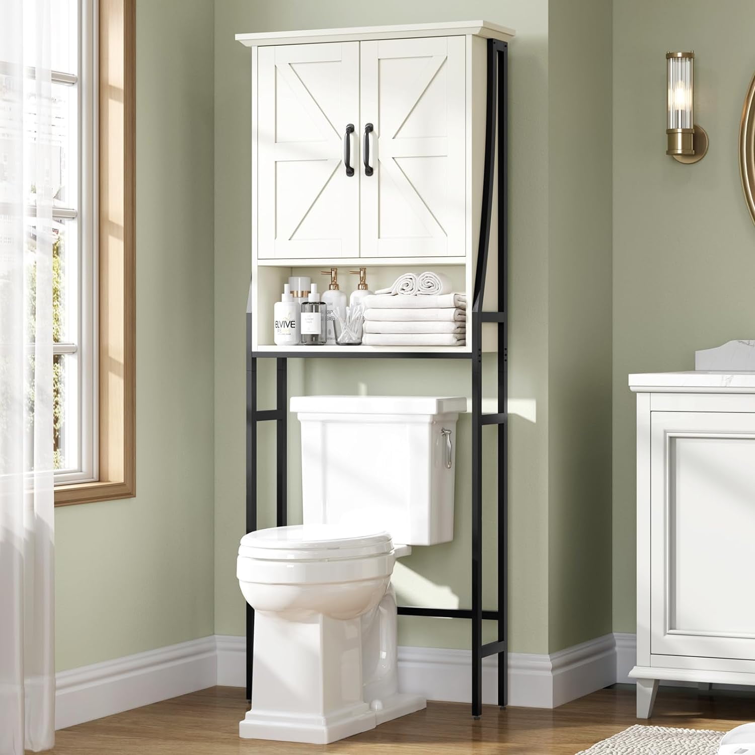 Over The Toilet Storage Cabinet, Over Toilet Bathroom Organizer, Above ...