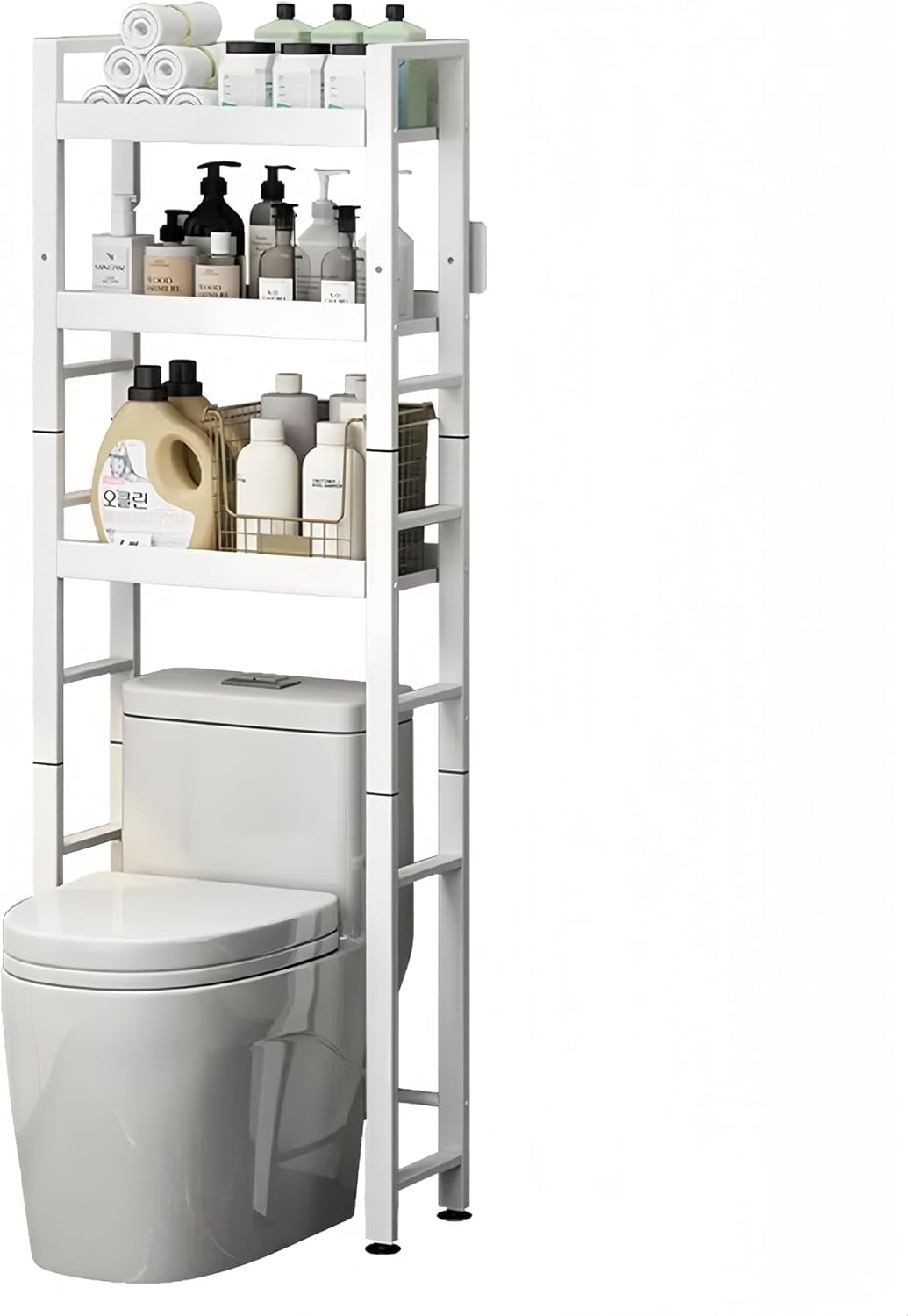 Above Toilet Storage Rack, 3 Tier Metal Rustproof Over The Toilet ...