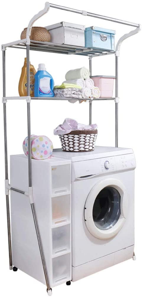 Over The Toilet Storage Shelf Bathroom Space Saving Organizer Rack ...