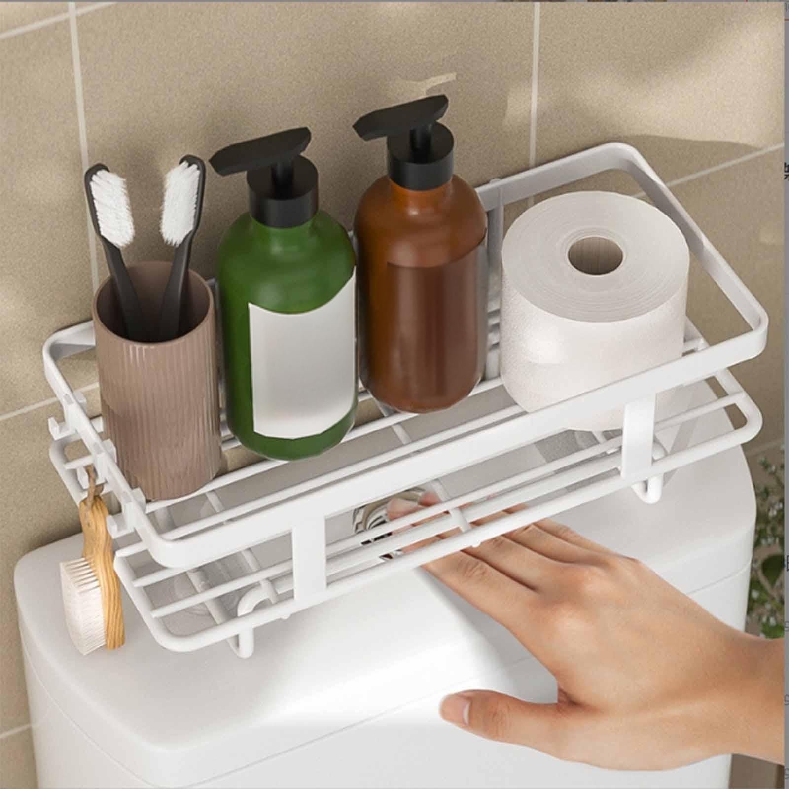 Over Toilet Storage Shelf, Wall Mounted Bathroom Organizer Rack with ...