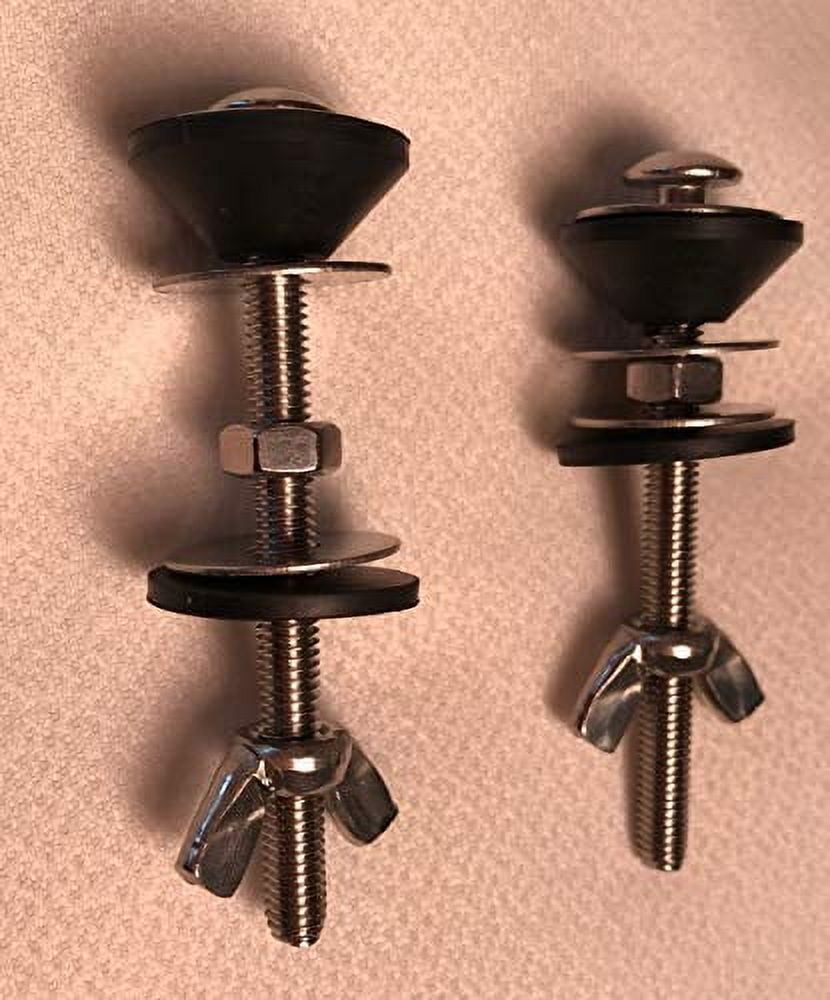 Toilet Tank Bolts, 1/4 inch X 3 inch, Stainless Steel, Tank to Bowl 3 ...