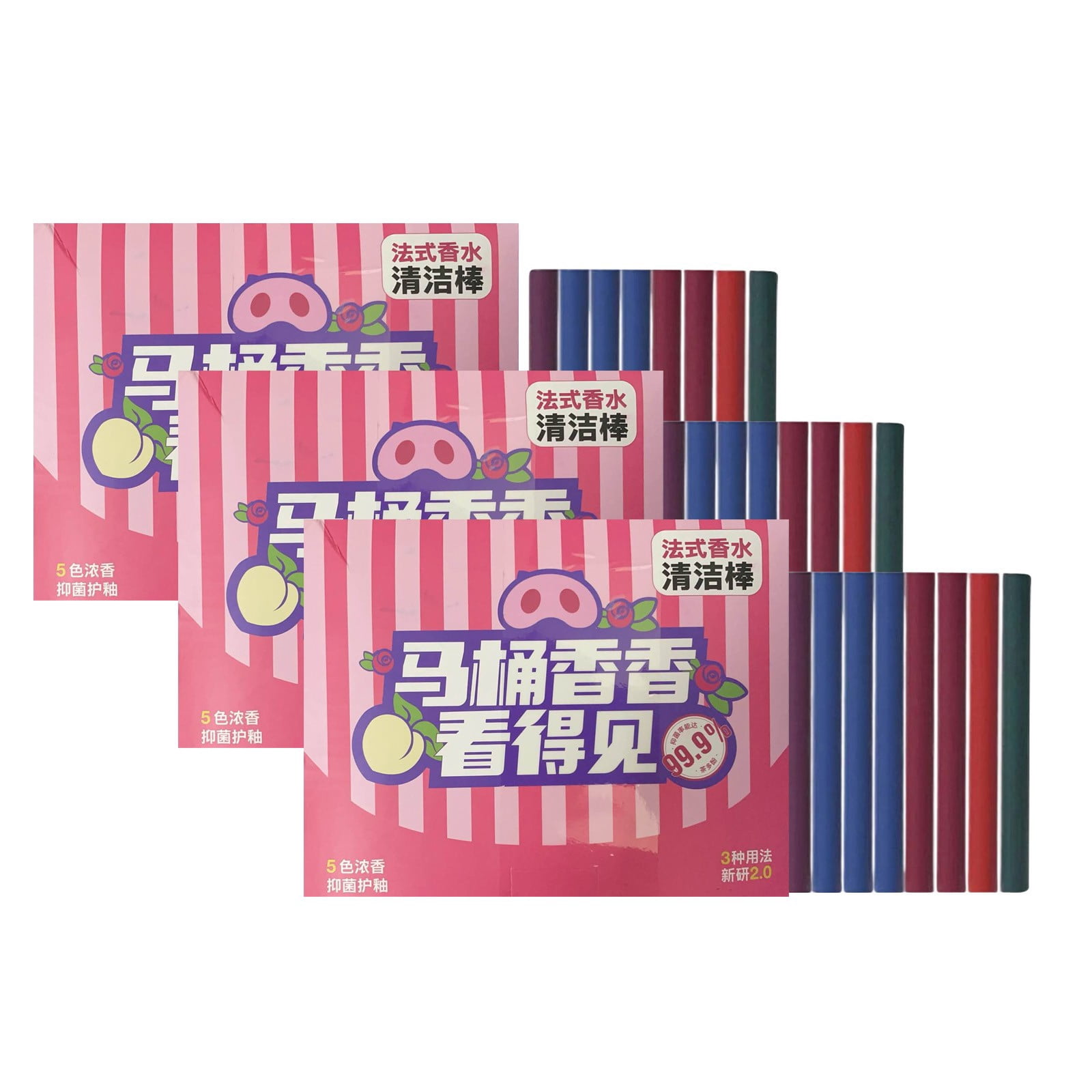 Toilet Tank Cleaning Stick, 6-Pack Concentrated Drop-In Tablets for ...