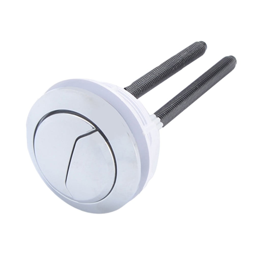 Toilet Tank Cover Button Switch Universal Single Double Button Round ...