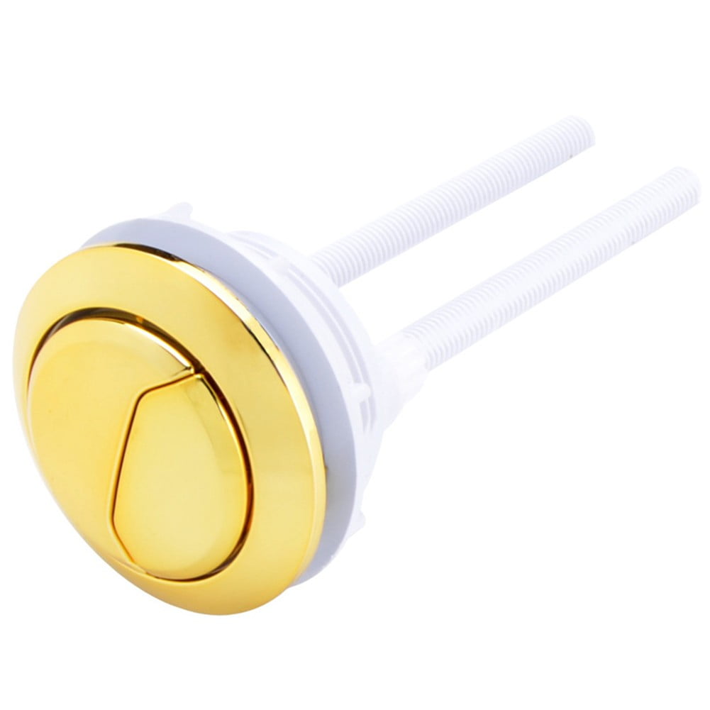 Toilet Tank Cover Button Switch Universal Single Double Button Round ...
