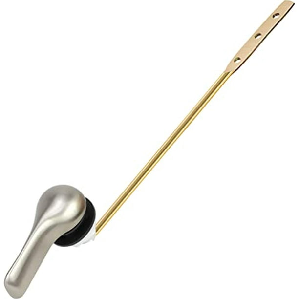 Toilet Tank Flush Lever Handle with Nut Lock,Universal Toilet Handle ...
