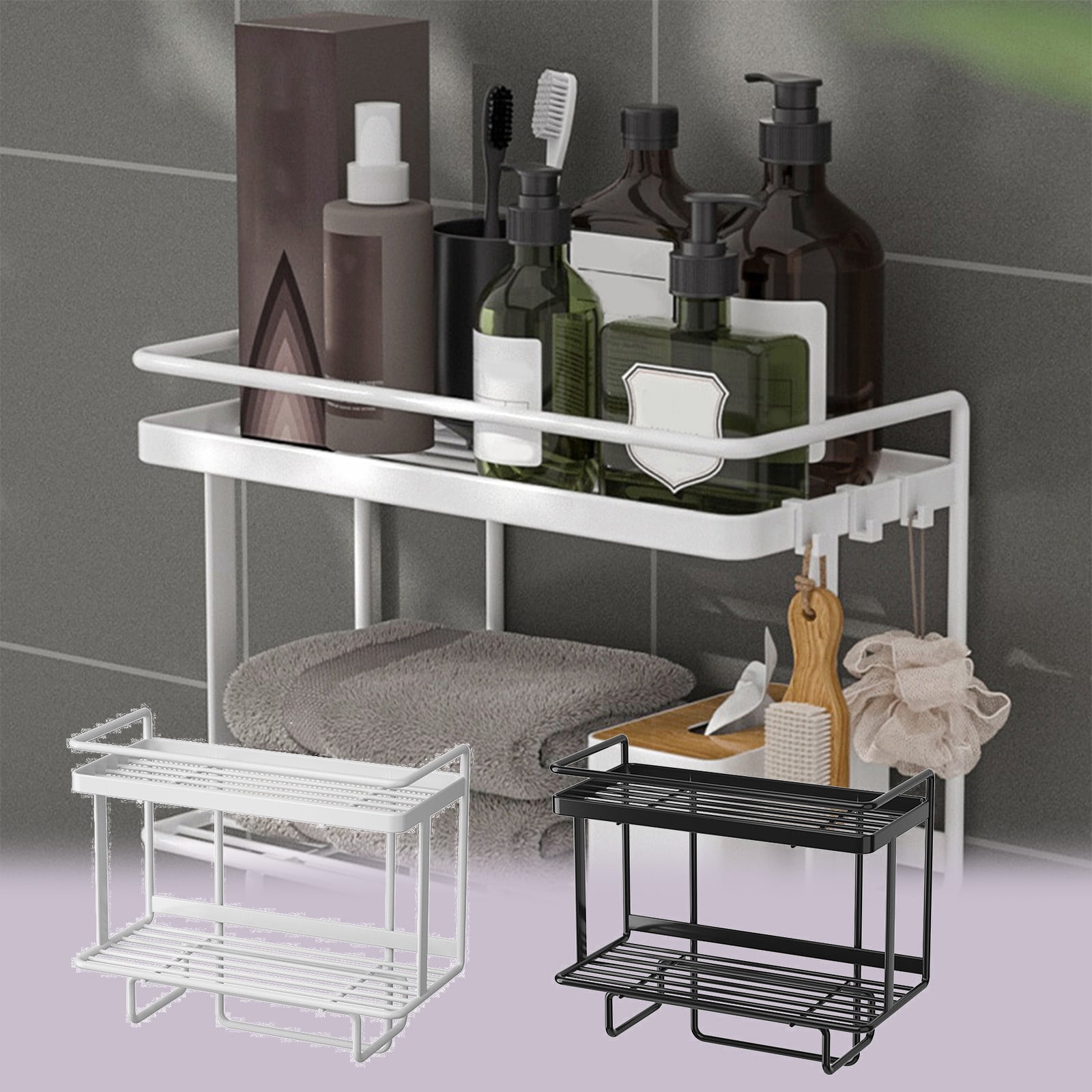 Toilet Tank Shelf,Bathroom Wall Mount Rack,Waterproof Metal ...